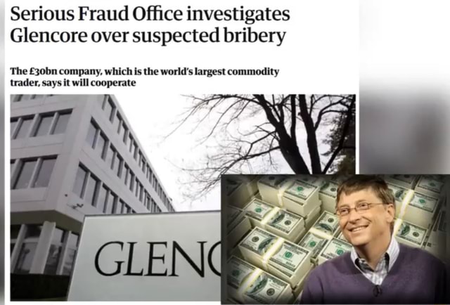 Serious Fraud Office investigates Glencore over suspected bribery The ...