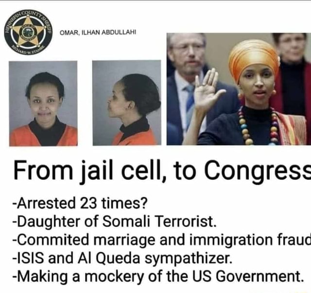 From jail cell, to one -Arrested 23 times? -Daughter of Somali ...