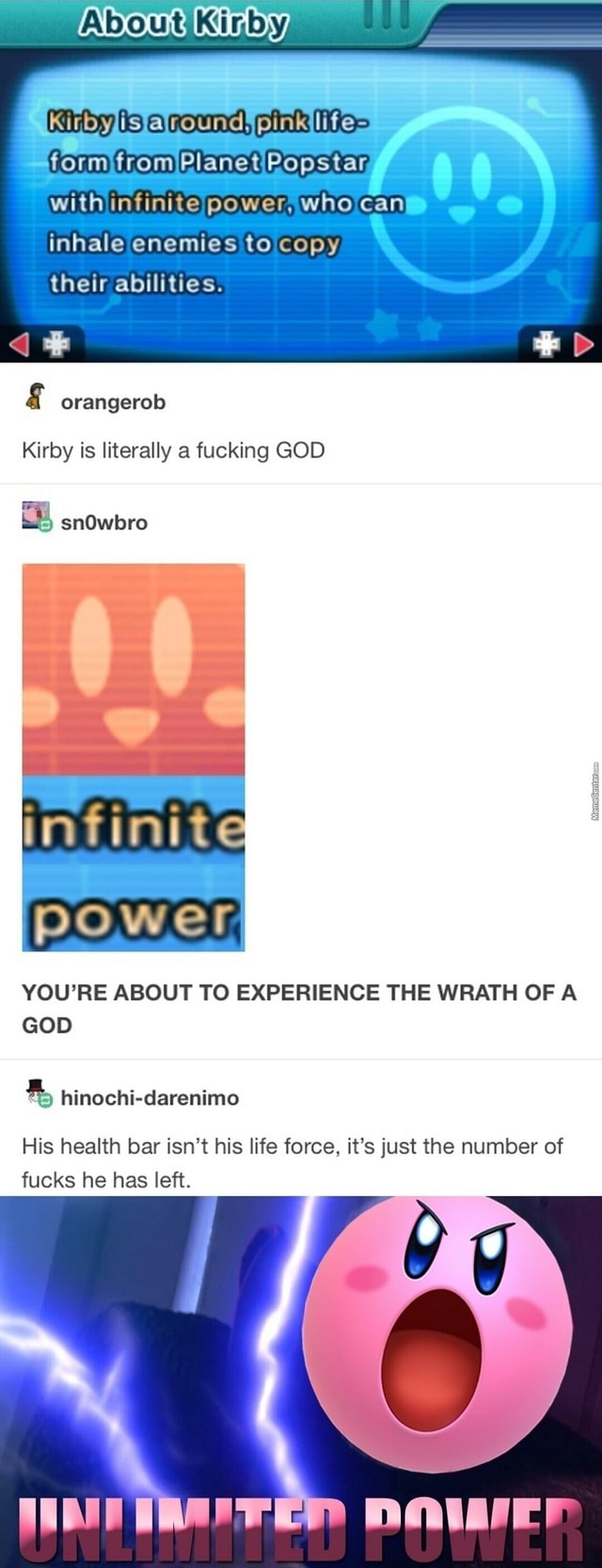 Kirby from Planet with power, who Can inhale enemies to copy their ...