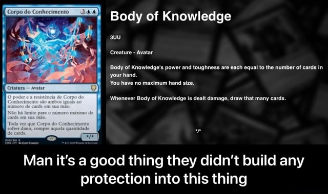 Body of Knowledge Creature - Avatar Body of Knowledge's power and ...
