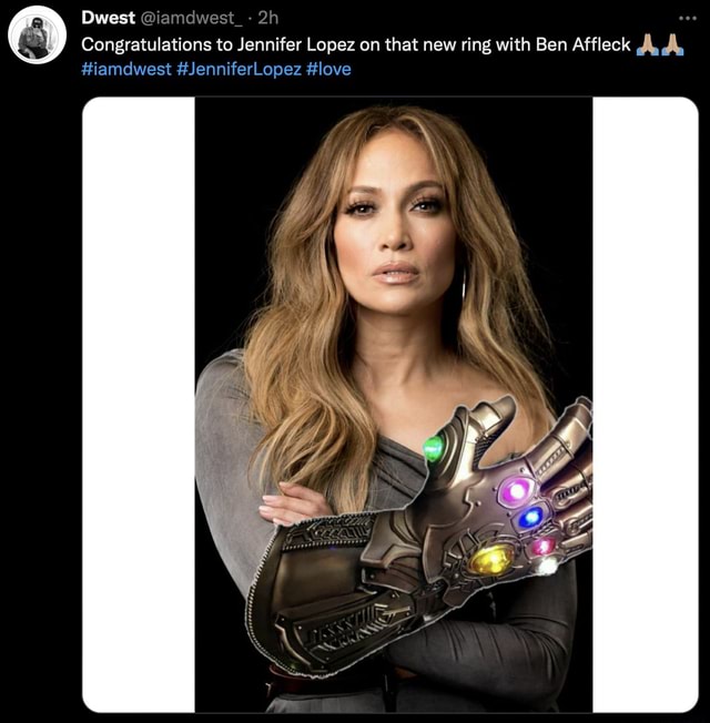 Dwest Congratulations to Jennifer Lopez on that new ring with Ben ...