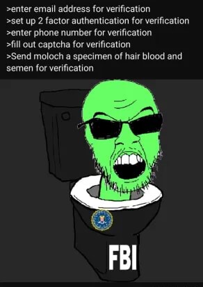 Skibidi soyjak fed toilet - >enter email address for verification set ...