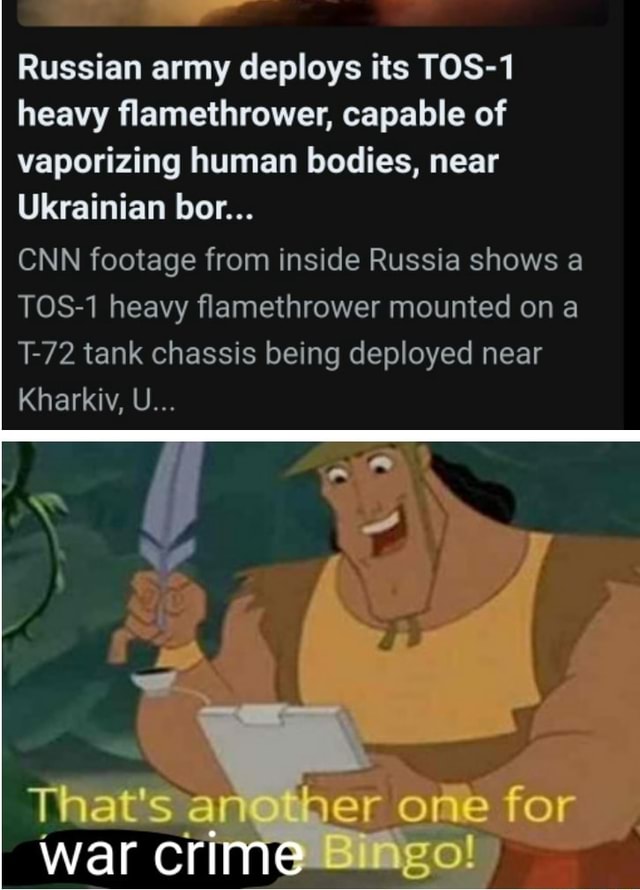 Of Russian army deploys its TOS-1 heavy flamethrower, capable of ...