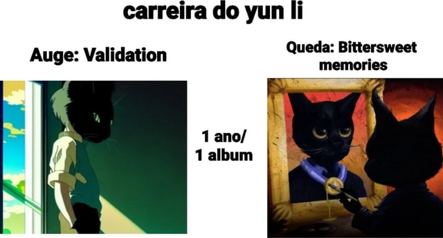 Carreira do yun li Queda: Bittersweet Auge: Validation memories 1ano/ 1 ...
