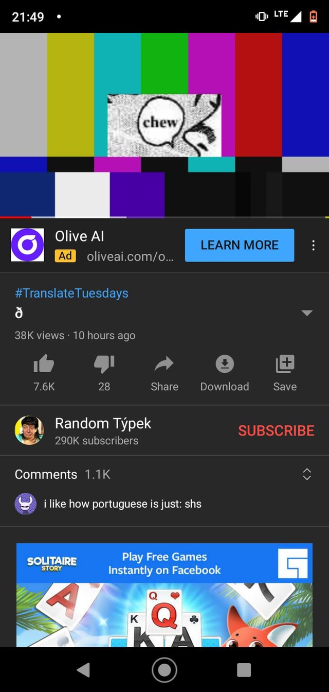 TE C) Olive Ad) Al LEARN MORE 6 v #TranslateTuesdays views - 10 hours ...