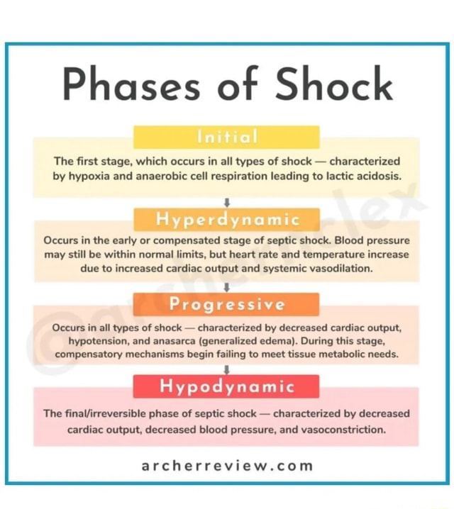 Phases of Shock The first stage, which occurs in all types of shock ...