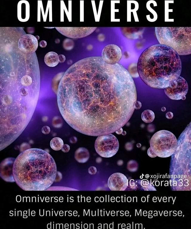 OMNIVERSE @xoji Omniverse is the collection of every single Universe, Multiverse, Megaverse ...