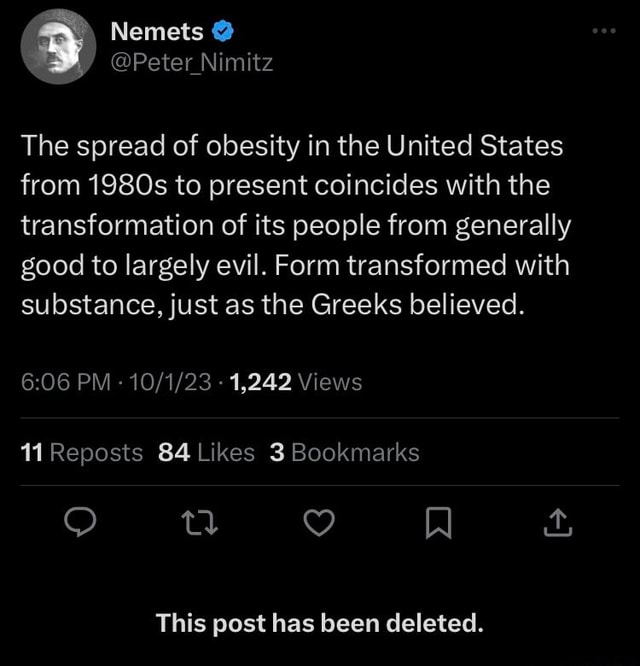 Nemets @ @Peter Nimitz The spread of obesity in the United States from ...