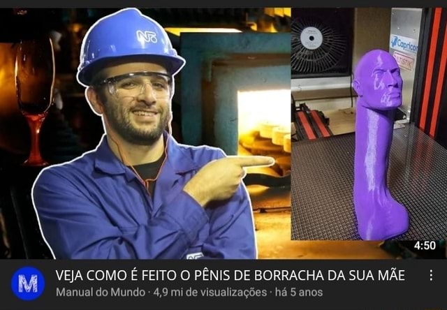 Veja Como É Feito O PÊnis De Borracha Da Sua MÃe Manual Do Mundo 4 9 Mi