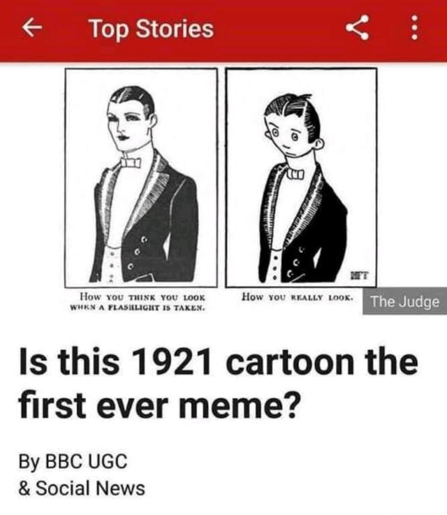 Is this 1921 cartoon the first ever meme? By BBC UGC Social News ...