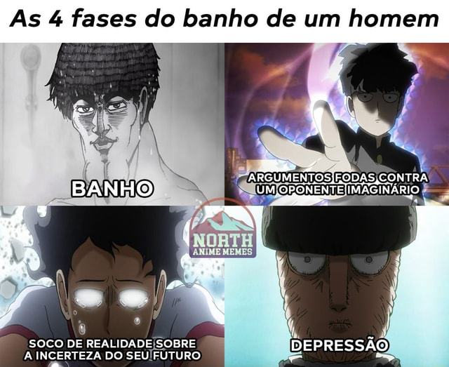 As 4 fases do banho de um homem SOCO DE REALIDADE SOBRE DEPRESSÃO A ...