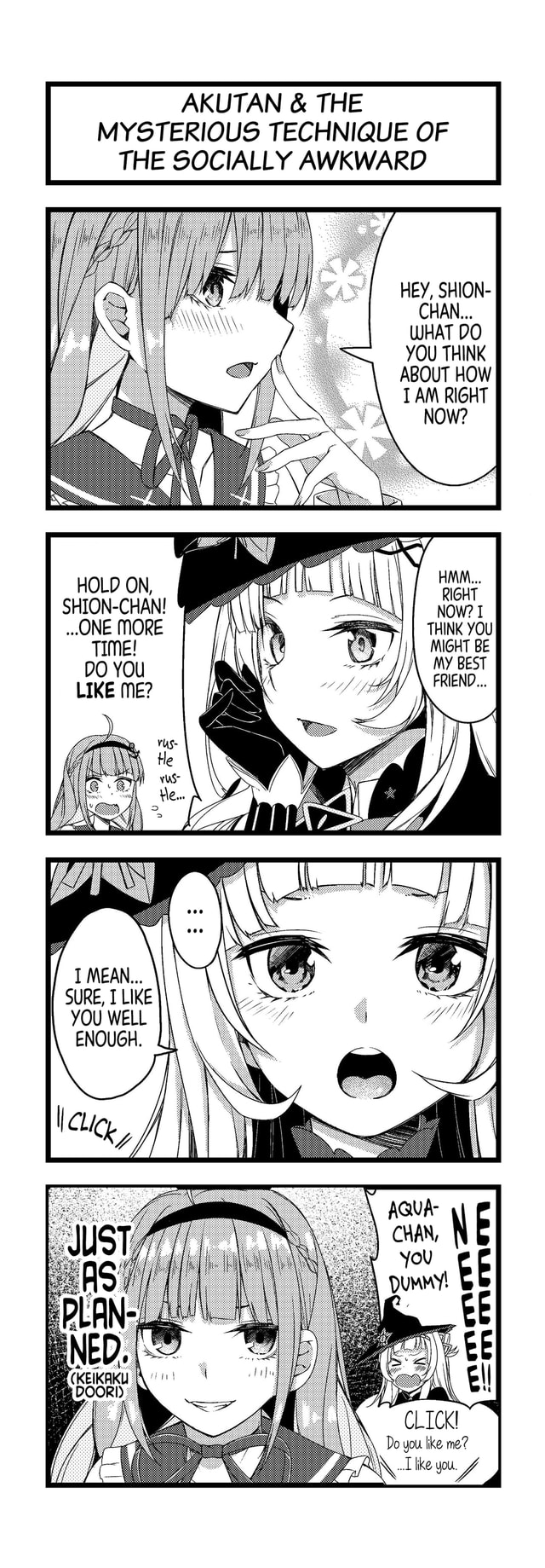 AKUTAN & THE MYSTERIOUS TECHNIQUE OF THE SOCIALLY AWKWARD HEY, SHION ...