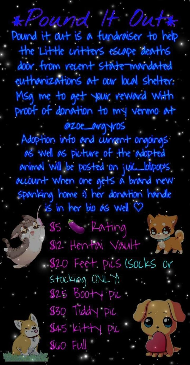 Kf. 7* 'Duts "Pound it; dut iS to hel. * the LitHe uritters eSupe ...