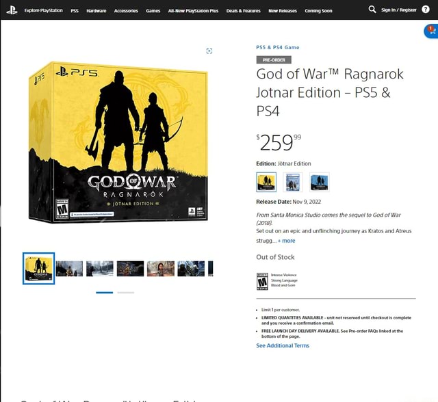 God of Ragnarok Jotnar Edition - & 259" Edition: Jotnar Edition Release ...