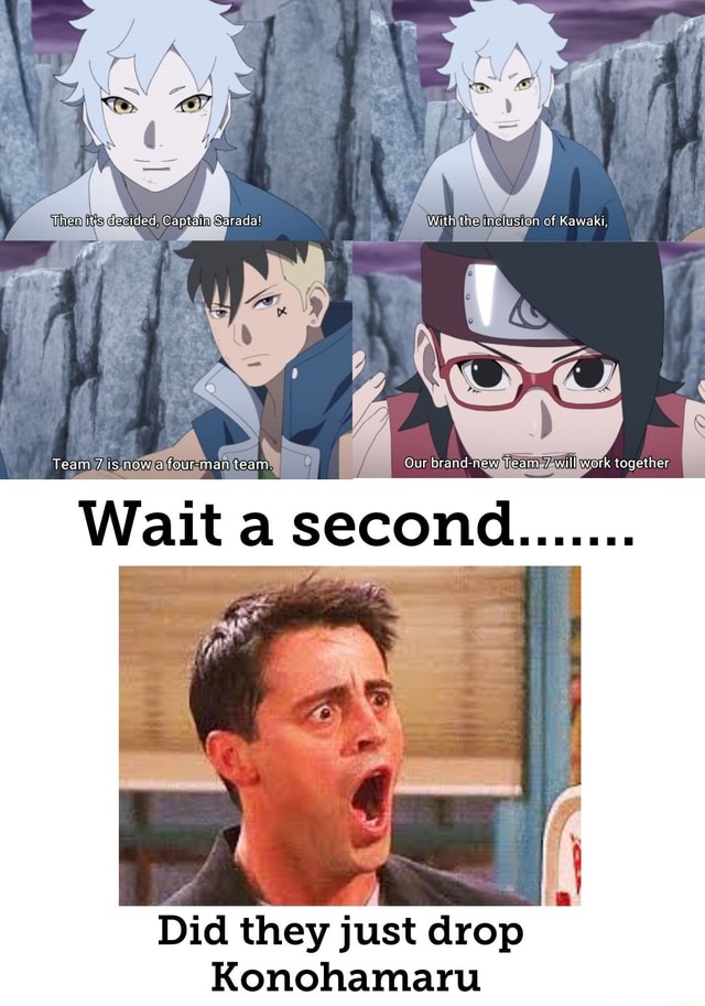 Then its decided, Captain Sarada! With the inclsion of Kawaki, Tearr a ...