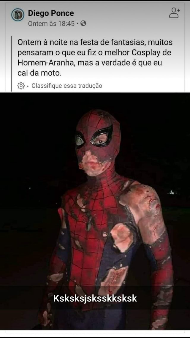 Diego Ponce & Ontem s Ontem à noite na festa de fantasias, muitos ...