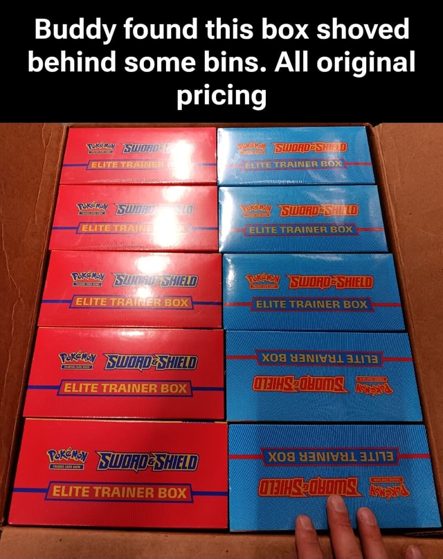 Buddy found this box shoved behind some bins. All original pricing ITE ...