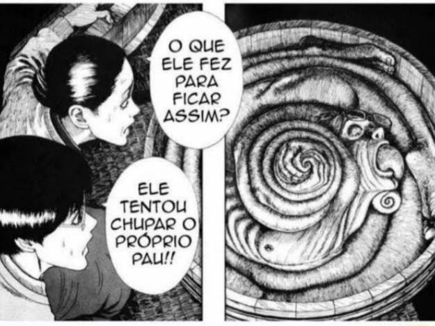 O QUE ELE FEZ PARA FICAR ASSIM? ELE TENTOU CHUPAR O PRÓPRIO PAU ...