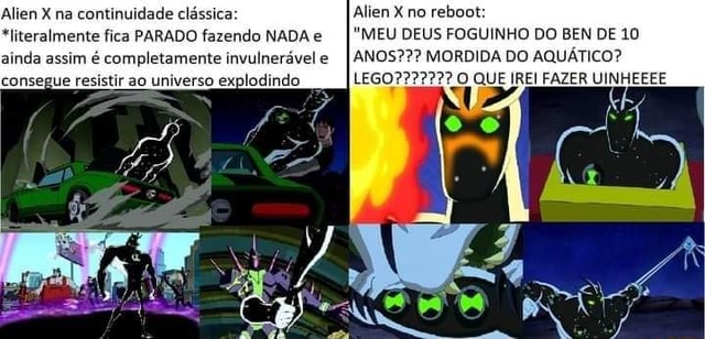 Aliem X na continuidade clássica: Alien X no reboot: *literalmente fica ...