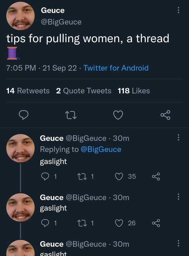 Tips for pulling women, a thread PM 21 Sep 22 - Twitter for Android 14 ...