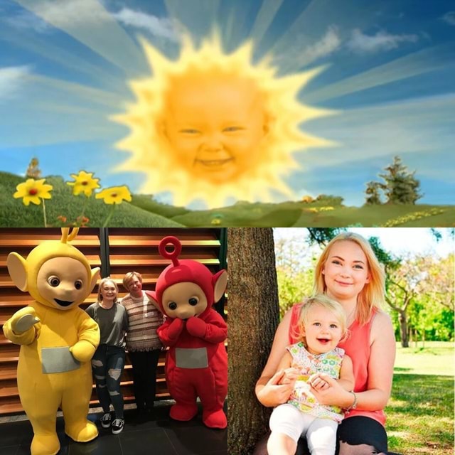 Atriz que viveu a “bebê Sol” da primeira versão do desenho “Teletubbies ...