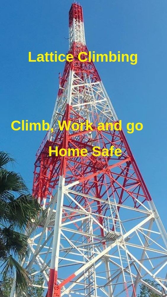#safe #working #danger #steeltower #towerclimb - Lattice Climbing - iFunny Brazil