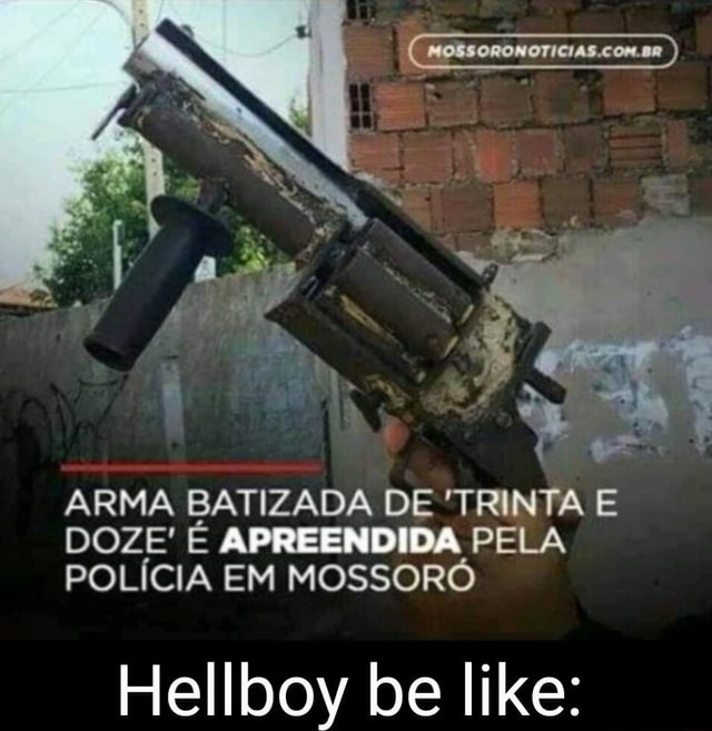 ARMA BATIZADA DE 'TRINTA E DOZE' É APREENDIDA PELA POLÍCIA EM MOSSORÓ ...