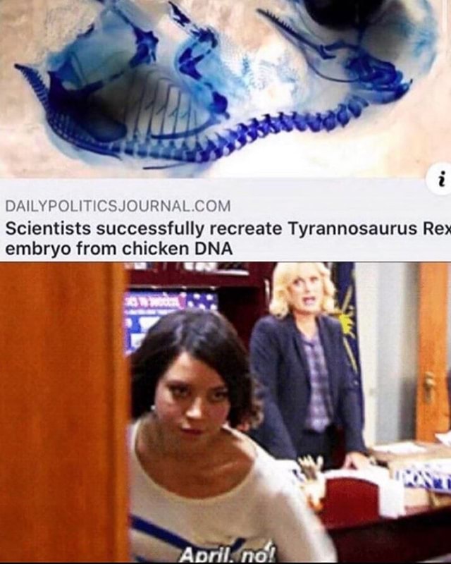SS Scientists successfully recreate Tyrannosaurus Re embryo from ...
