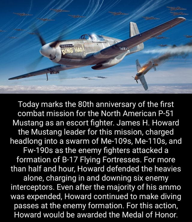 Today marks the 80th anniversary of the first combat mission for the ...