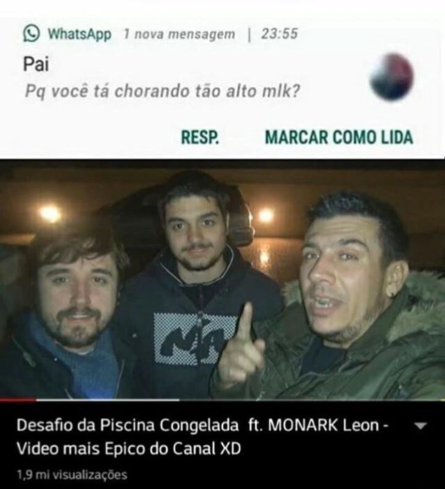 Desafio da Piscina Congelada ft. MONARKLeon- = Desafio da Piscina Congelada ft. MONARKLeon- =