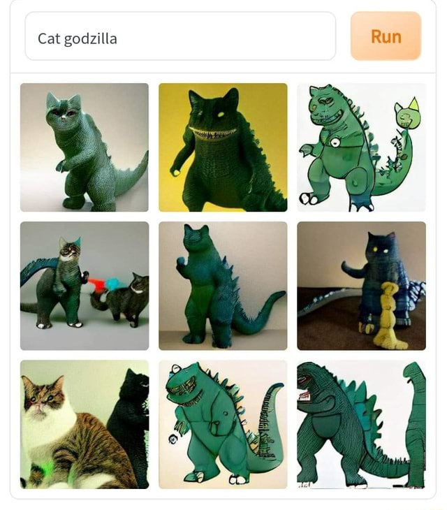 Run Cat godzilla - iFunny Brazil