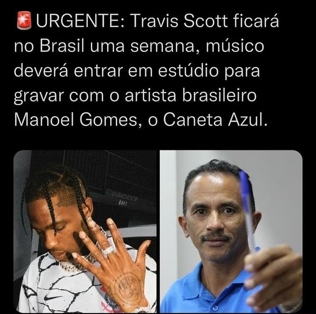 URGENTE: Travis Scott ficará no Brasil uma semana, músico deverá entrar ...