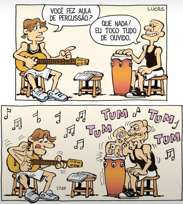 VOCÊ FEZ AULA DE PERCUSSÃO 2 - iFunny Brazil