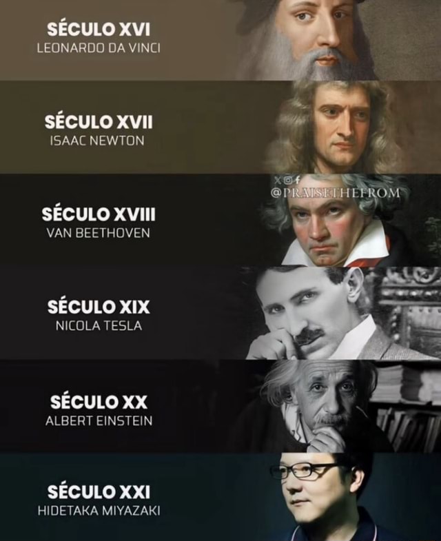 SÉCULO XVI LEONARDO DA VINCI SÉCULO XVII ISAAC NEWTON SÉCULO XVIII VAN ... SÉCULO XVI LEONARDO DA VINCI SÉCULO XVII ISAAC NEWTON SÉCULO XVIII VAN ...