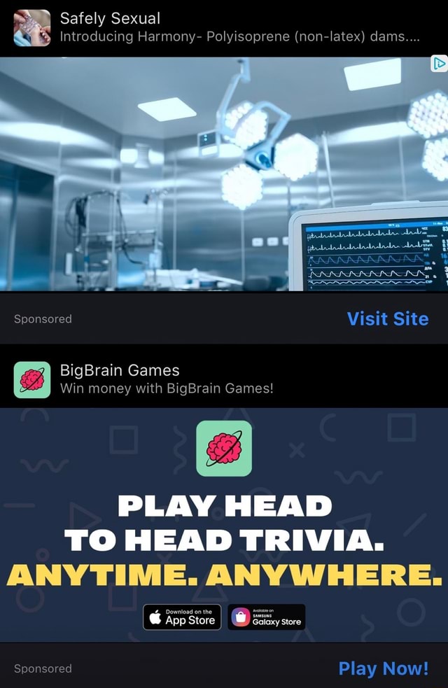 Safely Sexual Introducing Harmony- Polyisoprene (non-latex) dams.... Sponsored Visit Site ...