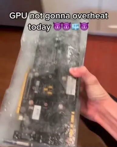GPU nat gonna overheat todss - iFunny Brazil