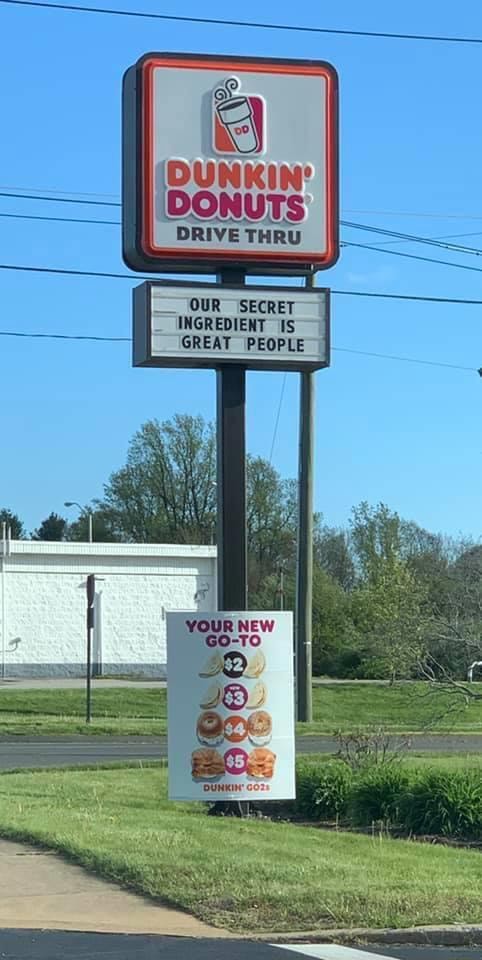 IDUNKING DONUTS DRIVE THRU OUR SECRET GREDIENT IS GREAT PEOPLE - iFunny ...