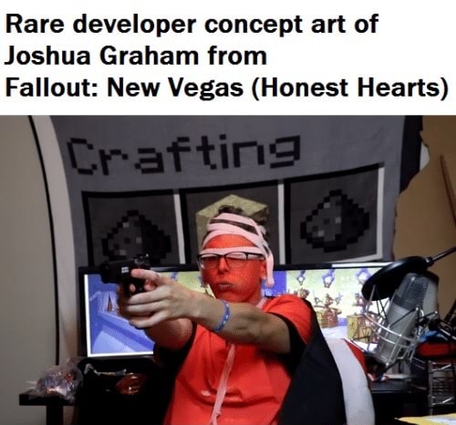 Rare developer concept art of Joshua Graham from Fallout: New Vegas ...