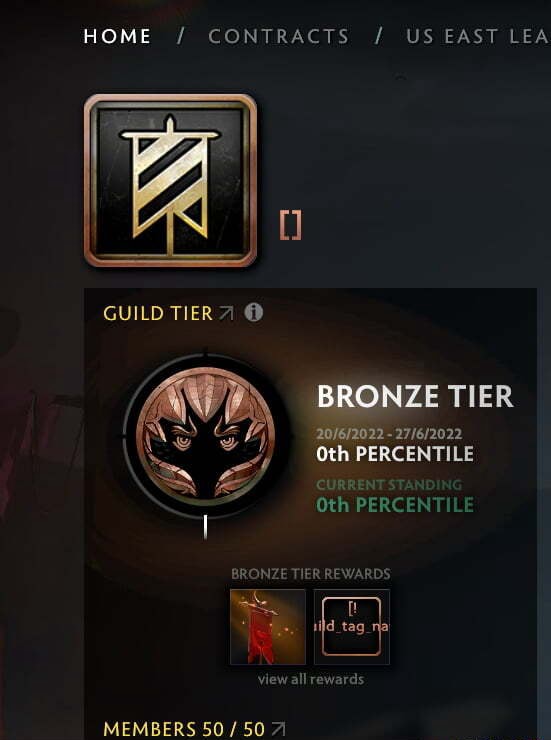 HOME / CONTRACTS / US EAST LEA GUILD TIER BRONZE TIER /22 - Oth PERCENTILE Oth PERCENTILE BRONZE ...