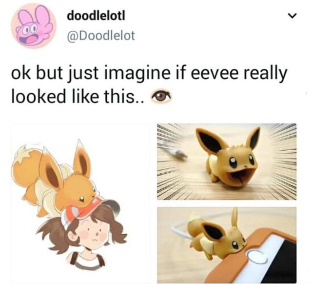 Doodlelotl @Doodlelot ok but just imagine if eevee really looked like this.. Wi it\ - iFunny Brazil