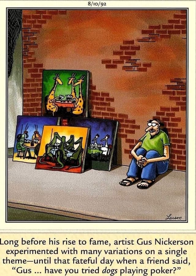 Long before his rise to fame, artist Gus Nickerson experimented with ...