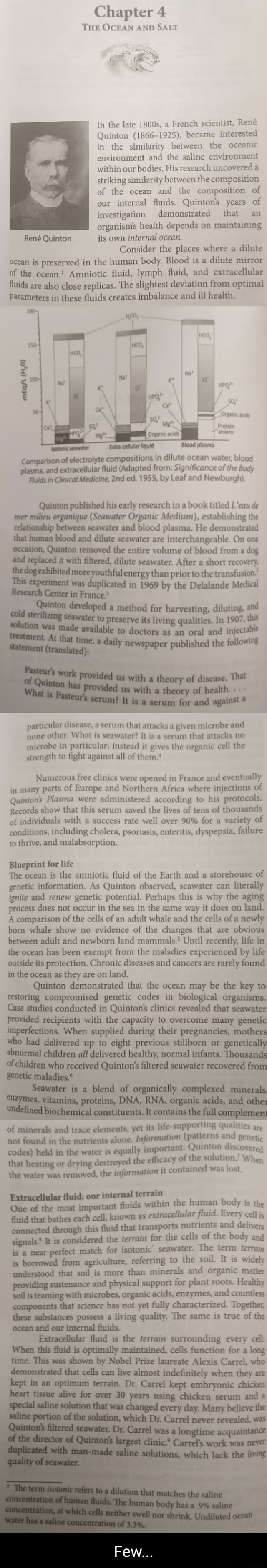 Chapter 4 THE OCEAN AND SALT In the late 1800s, a French scientist ...