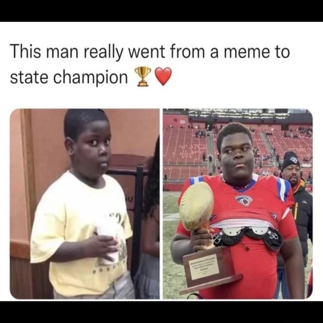 This man really went from meme to state champion - iFunny Brazil