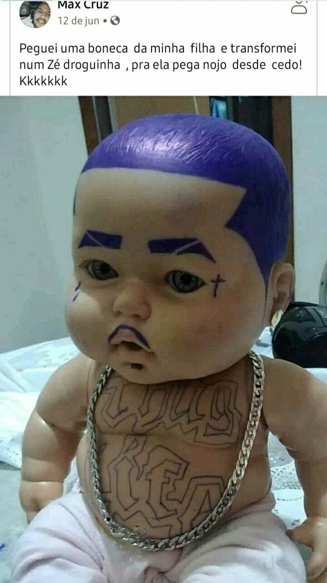 Max Cruz de jun Kkkkkkk Peguei uma boneca da minha filha e transformei ...