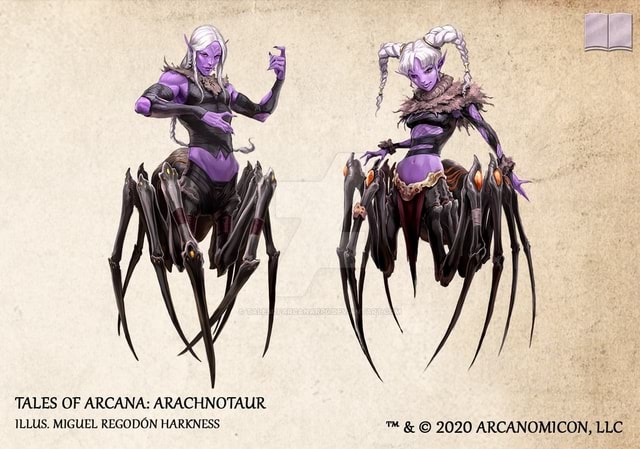 TALES OF ARCANA: ARACHNOTAUR ILLUS. MIGUEL REGODON HARKNESS & 2020 ...