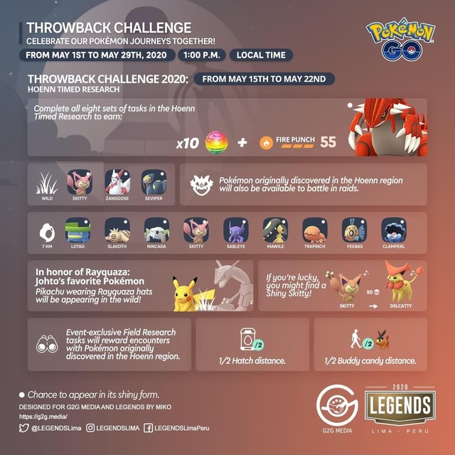 THROWBACK CHALLENGE CELEBRATE OUR POKEMON JOURNEYS TOGETHER! FROM MAY ...