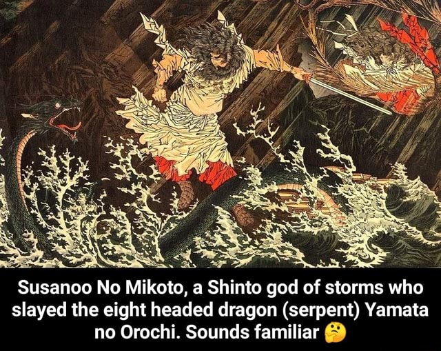 AL PTA NA Am Susanoo No Mikoto, a Shinto god of storms who slayed the ...