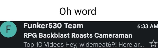 Oh word Funker530 Team RPG Backblast Roasts Cameraman Top 10 Videos Hey ...