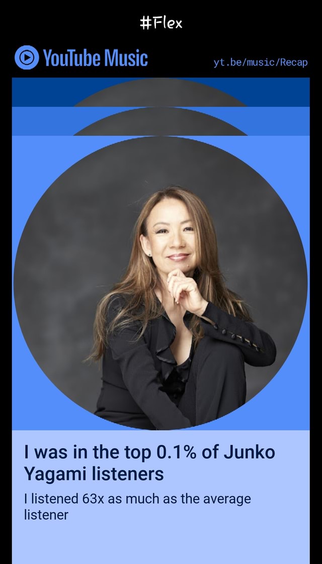#Flex YouTube Music yt "Recap I was in the top 0.1% of Junko Yagami ...