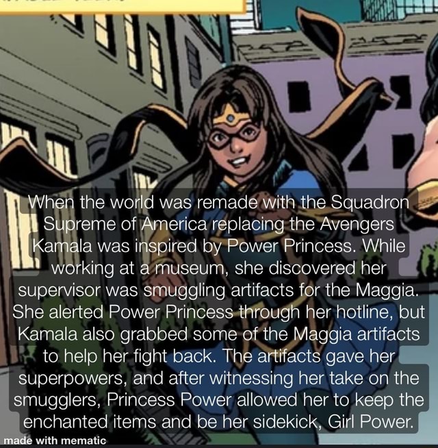 When the world was remade with the Squadron Supreme of America ...